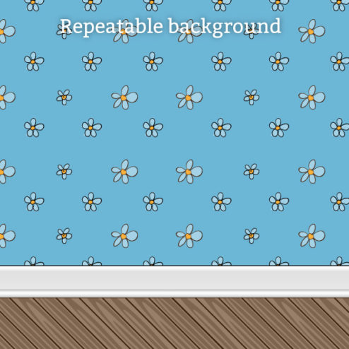 House 1 Background - Repeatable - Game Art Guppy