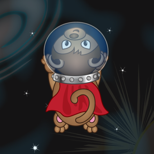 Space Monkey - Game Art Guppy