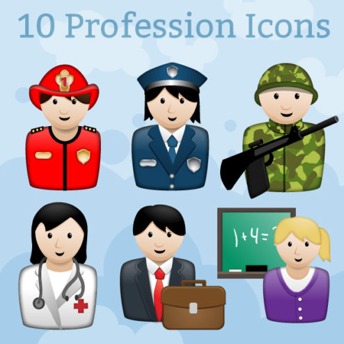 Profession Icons - Game Art Guppy