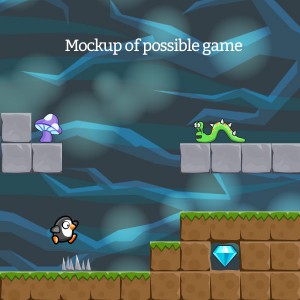 Mini Monster Worm Game Character Sprites