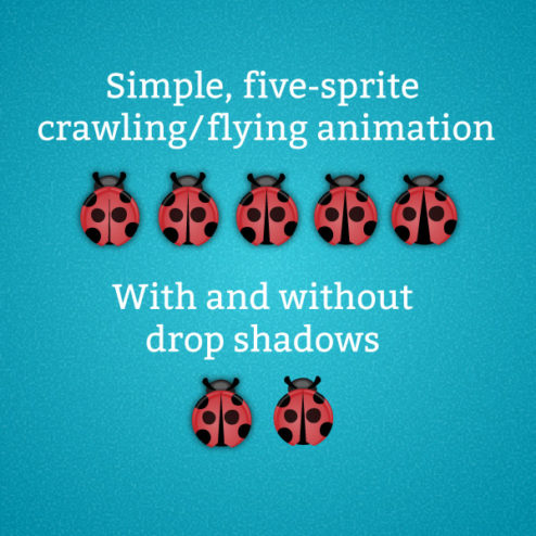 Ladybug Game Character Sprites