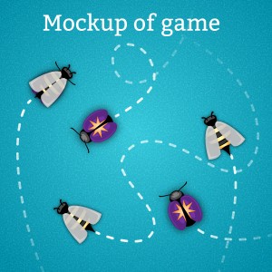 Bee Game Character Sprites for Top Down Games