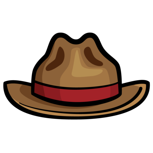Ranger or cowboy hat - Game Art Guppy