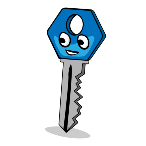 Smiling key - Game Art Guppy